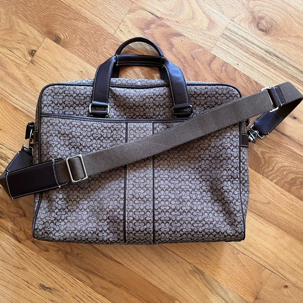 Coach Signature Hudson Commuter Bag - Gem